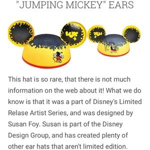 Disney | Accessories | Limited Release Extremely Rare Mickey Ears ...